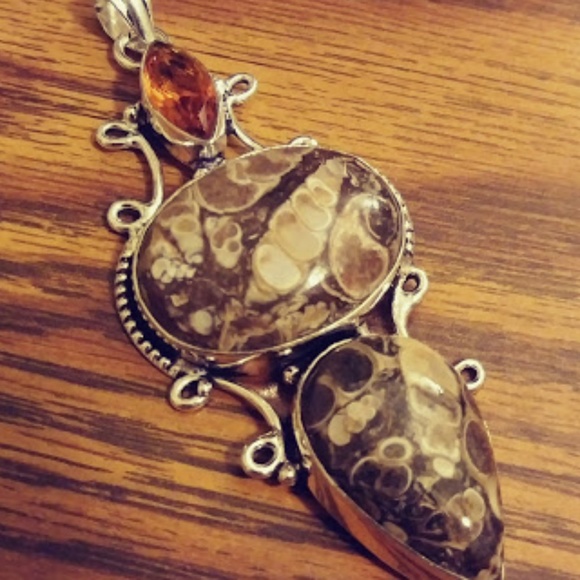 Jewelry | Turtella Jaspercitrine Pendantkp2158 | Poshmark